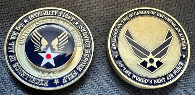 Air Force Airman Coin 2008 - 2012 – soscustomcoins