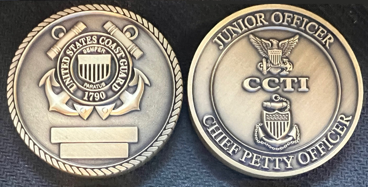 United States Coast Guard Unity Coin II with dual engraving blocks ...