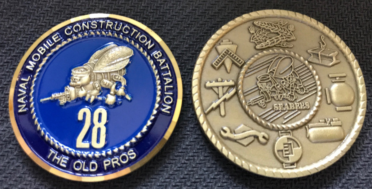 NMCB 28 Command Coin – soscustomcoins
