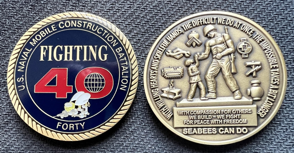 NMCB 40 Command Coin – soscustomcoins