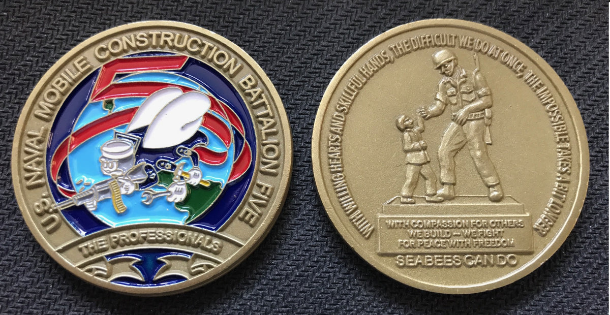 NMCB 5 Command Coin – soscustomcoins